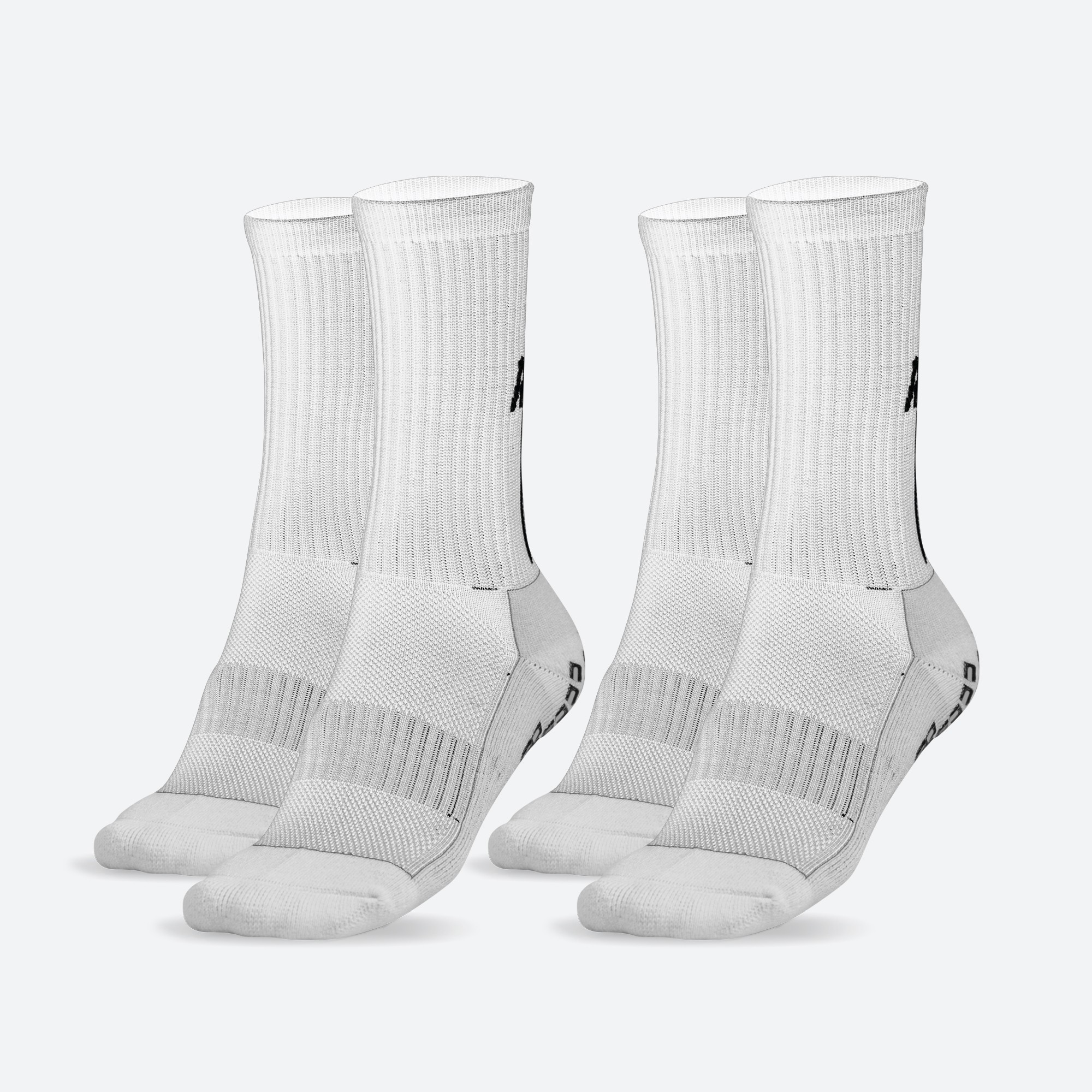 PACK 2 MEIA ANTI-DESLIZANTE AS BRANCO